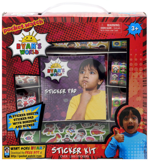 Pocket Watch Ryans World Sticker Kit Forever Clever Inc. - ToyWiz