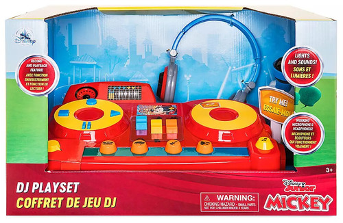 Disney Mickey Mouse DJ Exclusive Playset Lights Sounds - ToyWiz