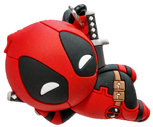 Marvel 3D Figural Foam Bag Clip Deadpool Series 4 Deadpool Lounging ...