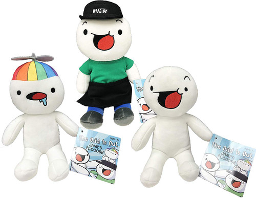 Odd 1s Out Sooubway Ploosh, James Ploosh Baby James Ploosh 8 Plush Set ...