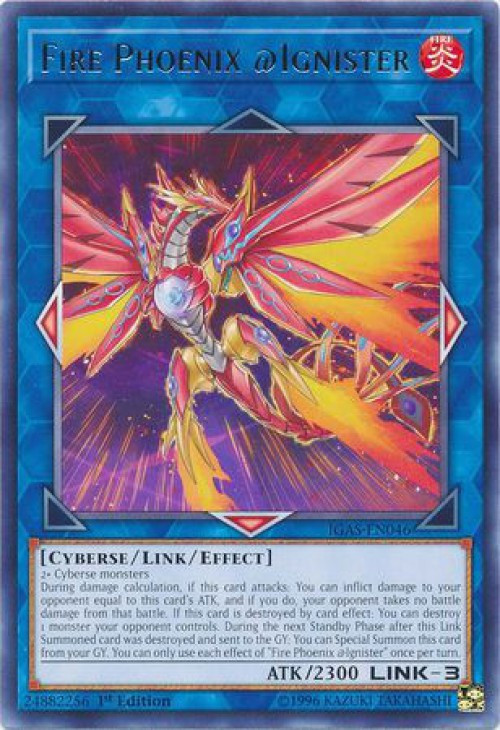 YuGiOh Ignition Assault Single Card Rare Fire Phoenix Ignister IGAS ...