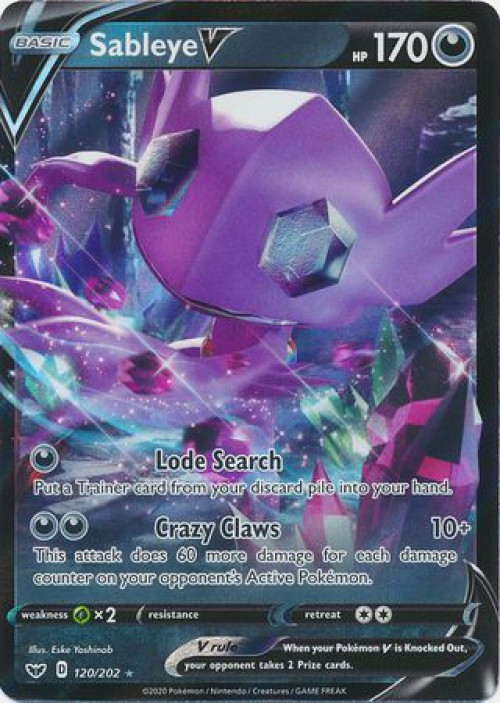 Pokemon Trading Card Game Sword Shield Base Set Single Card Ultra Rare ...
