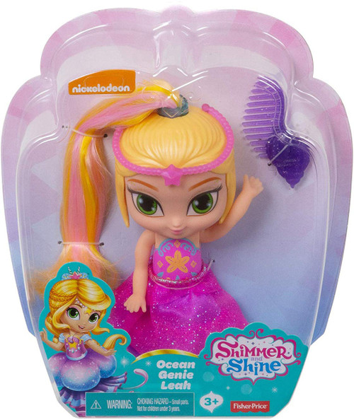 Fisher Price Shimmer Shine Ocean Genie Leah 6 Basic Doll - ToyWiz