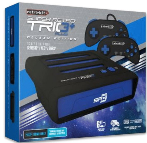 Retro-Bit NES, SNES GENESIS Super Retro Trio Plus Limited Edition ...