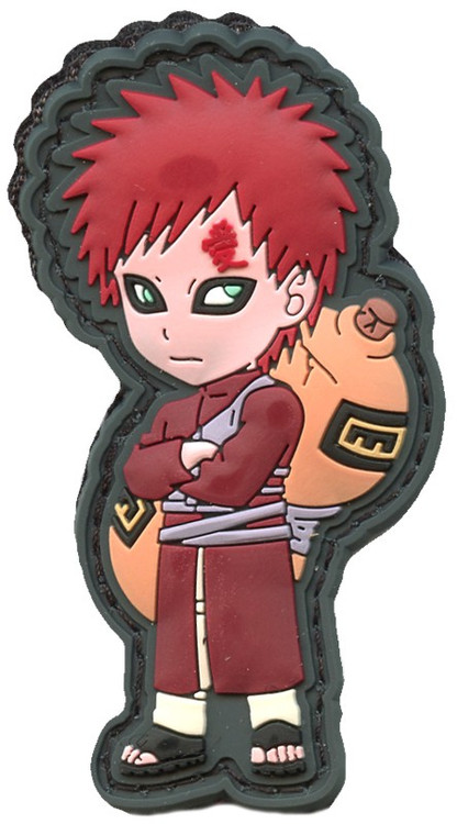 Naruto Shippuden Morale Patches Gaara 2.5 PVC Patch Yesanime - ToyWiz