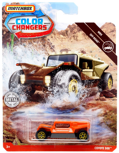 Matchbox Color Changers MBX Off-Road Coyote 500 Diecast Vehicle Mattel ...