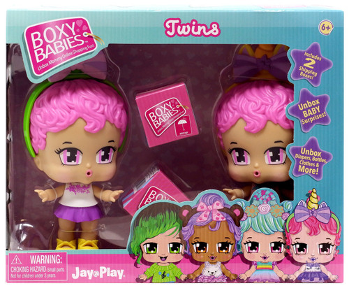 Boxy Girls Boxy Babies Twins Doll 2-Pack Jay at Play - ToyWiz