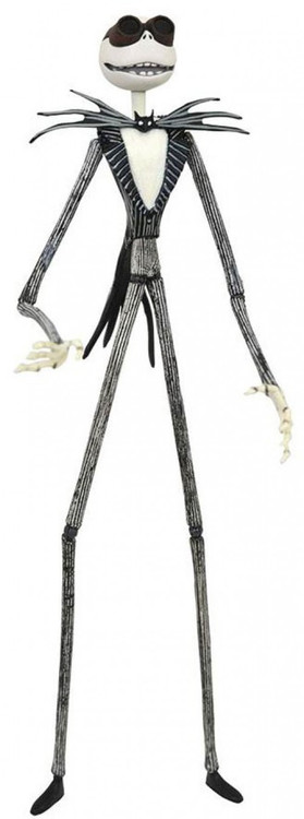 Nightmare Before Christmas Series 8 Snowmobile Jack Skellington Action ...