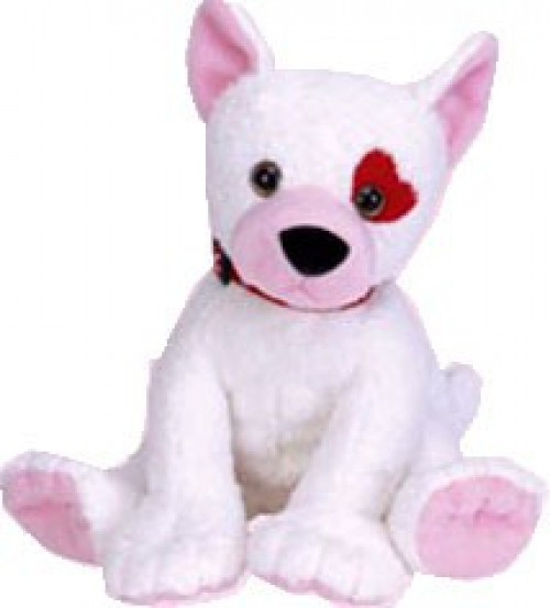 Beanie Babies Cupid the Dog Beanie Buddy Plush Ty - ToyWiz