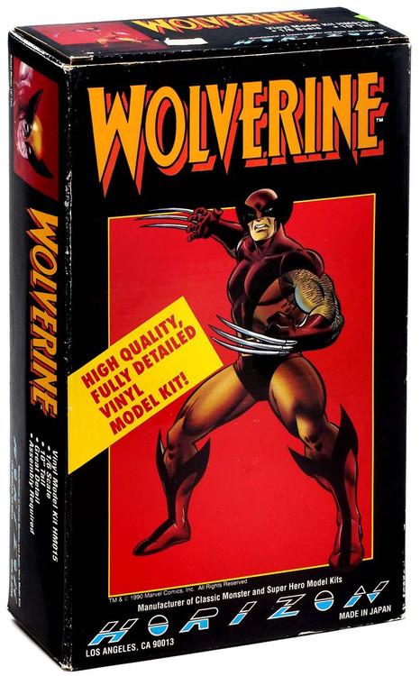 Marvel X-Men Wolverine 16 Vinyl Model Kit Shows Wear From Storage ...