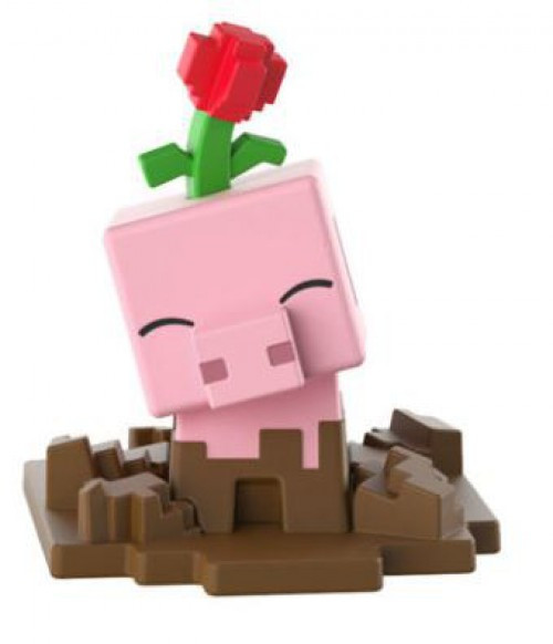 Minecraft Earth Series 19 Muddy Pig Mini Figure Loose Mattel Toys - ToyWiz
