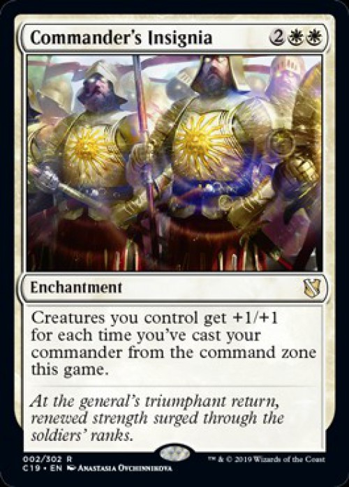 Magic The Gathering Commander 2019 Single Card Rare Commanders Insignia ...