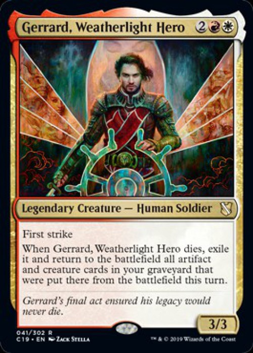 Magic The Gathering Commander 2019 Single Card Rare Gerrard ...