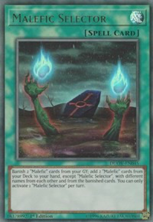 YuGiOh Duel Overload Single Card Ultra Rare Malefic Selector DUOV-EN045 ...