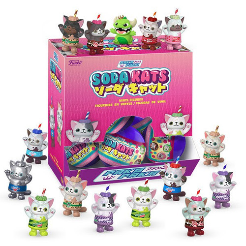 Funko Paka Paka Mini Figure Soda Kats Mystery Box 18 Packs - ToyWiz