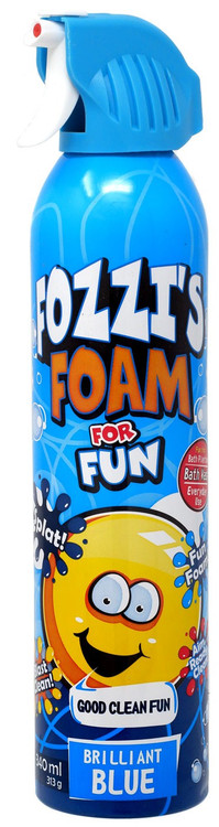 Fozzis Foam Brilliant Blue Bubblegum Bath Foam 11.04 Fl. Oz. Shield ...
