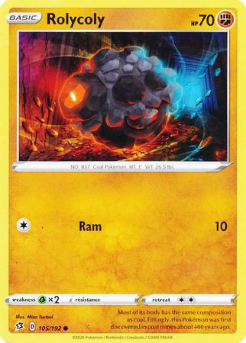Pokemon Trading Card Game Sword Shield Rebel Clash Single Card Common ...