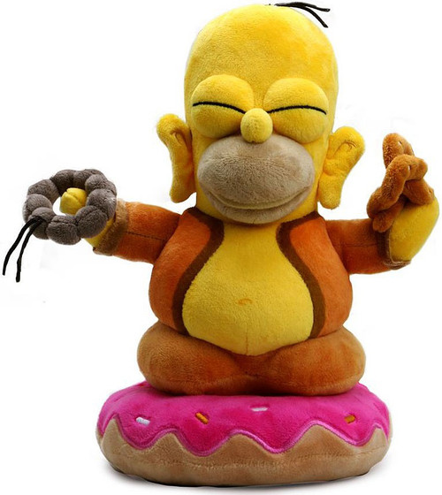 The Simpsons Buddha Homer 11 Plush Kidrobot NECA - ToyWiz