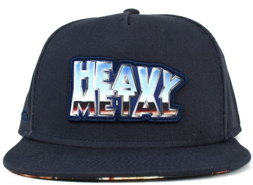 Heavy Metal Heavy Metal Deluxe Snap Back Hat Blue Incendium LLC - ToyWiz