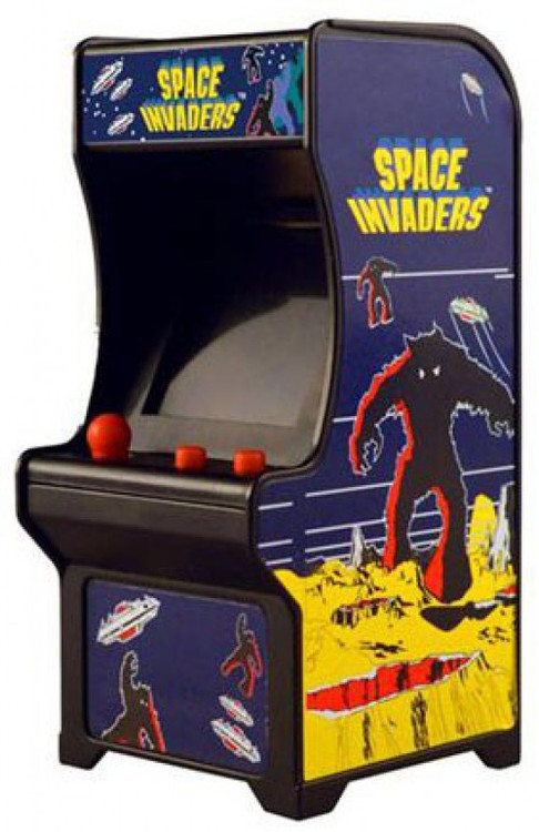 Tiny Arcade Space Invaders 4 Micro Arcade Video Game Cabinet Super ...