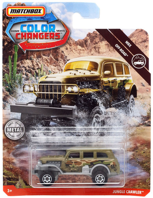 Matchbox Color Changers MBX Off-Road Jungle Crawler Diecast Vehicle ...