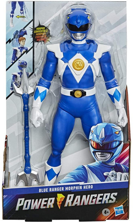 Power Rangers Mighty Morphin Blue Ranger 12 Action Figure MMPR Hasbro ...