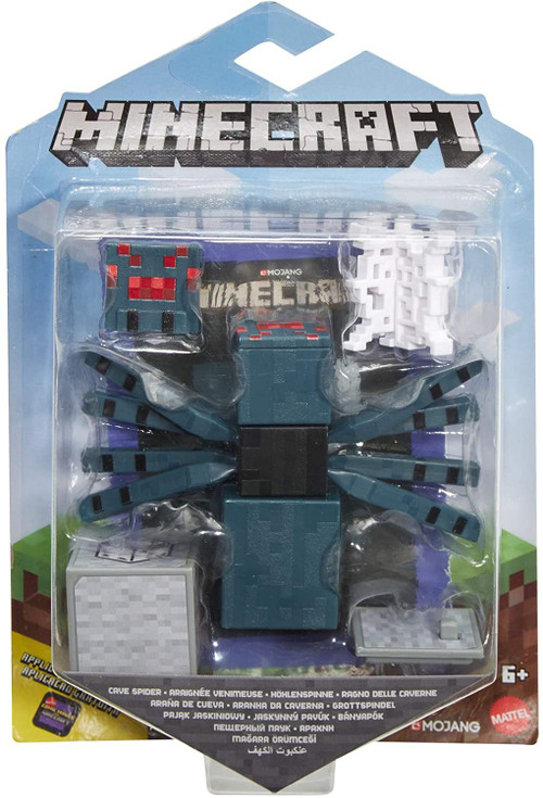Minecraft Comic Maker Cave Spider 3.25 Action Figure Mattel Toys - ToyWiz