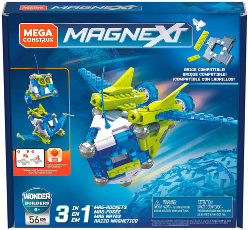 Mega Construx Magnext Mag-Rockets Set Mattel - ToyWiz