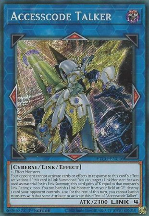 YuGiOh Eternity Code Single Card Secret Rare Accesscode Talker ETCO ...