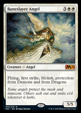 Magic The Gathering 2021 Core Set Single Card Mythic Rare Baneslayer ...