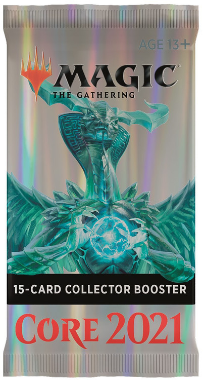 Magic The Gathering 2021 Core Set COLLECTOR Booster Pack 15 Cards ...