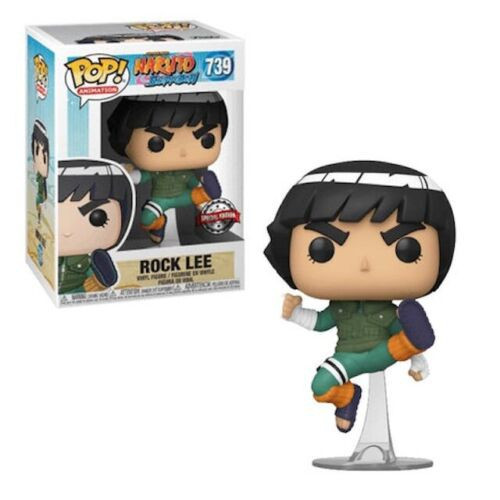 Funko Naruto Pop Animation Rock Lee Exclusive Vinyl Figure 739 - ToyWiz