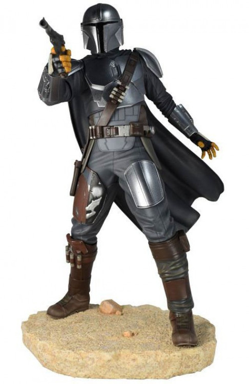 Star Wars The Mandalorian The Mandalorian 10 Premier Statue Diamond ...