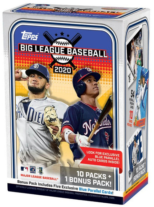 MLB Topps 2020 Big League Baseball Trading Card BLASTER Box 10 Packs 1 ...