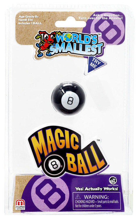 Worlds Smallest Magic 8 Ball Toy Super Impulse - ToyWiz