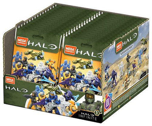 Halo Infinite Series 1 Mini Figure Mystery Box 32 Packs Mega Construx ...