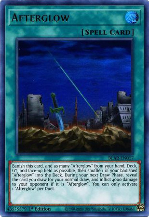 YuGiOh Battles of Legend Armageddon Single Card Ultra Rare Afterglow ...