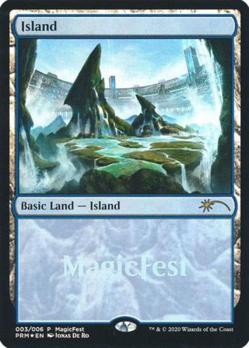 Magic The Gathering Promo Cards Single Card Promo Island MagicFest 2020 ...