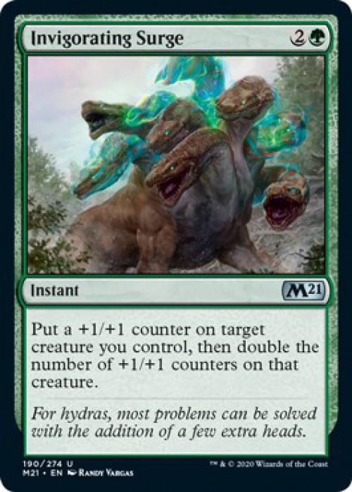 Magic The Gathering 2021 Core Set Single Card Uncommon Invigorating ...