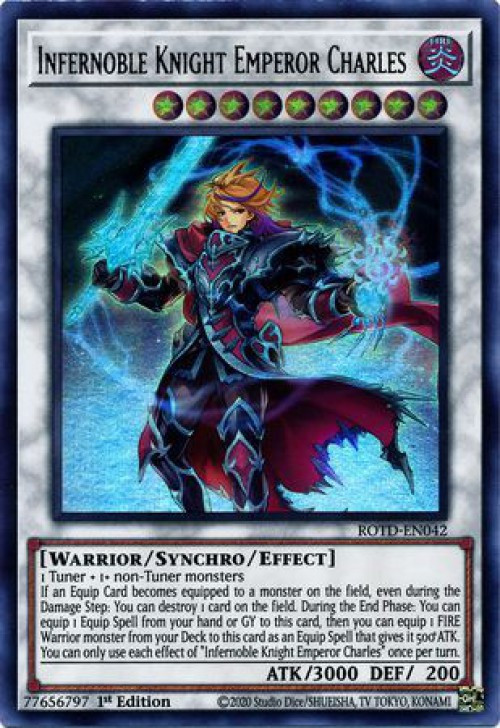 YuGiOh Rise of the Duelist Single Card Ultra Rare Infernoble Knight ...