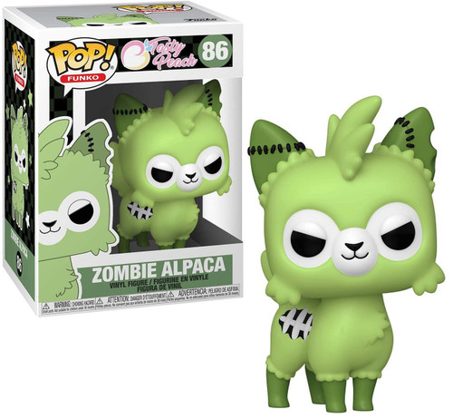 Funko Tasty Peach POP Funko Zombie Alpaca Vinyl Figure 86 Green - ToyWiz