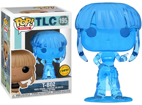 Funko TLC POP Rocks T-Boz Vinyl Figure 195 Blue, Chase Version - ToyWiz