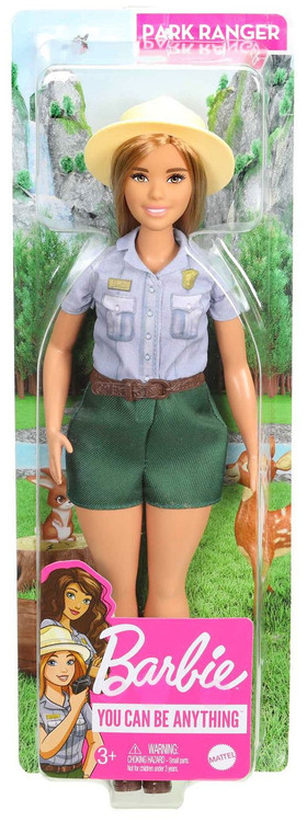 Barbie You Can Be Anything Barbie 13.25 Doll Park Ranger, Blonde Mattel ...