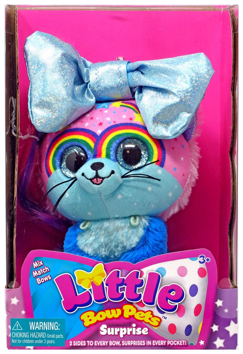 Little Bow Pet Surprise Twinkle Plush Jay at Play - ToyWiz