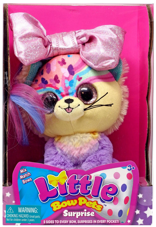 Little Bow Pet Surprise Butterfly Plush Jay at Play - ToyWiz