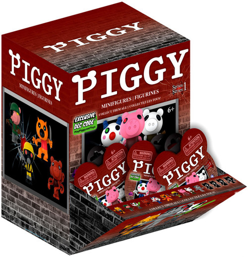 Piggy Series 1 Piggy 3 Mini Figure Mystery Box 24 Packs, 1 Exclusive ...