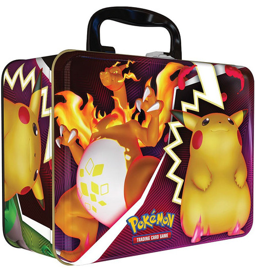 Pokemon 2020 FALL Charizard Pikachu Collectors Chest Tin Set 5 Booster ...