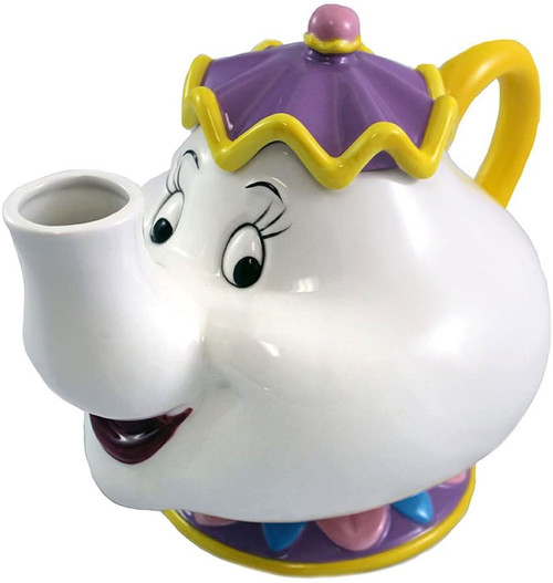 Disney Princess Beauty and the Beast Mrs. Potts 48 Ounce Ceramic Teapot ...
