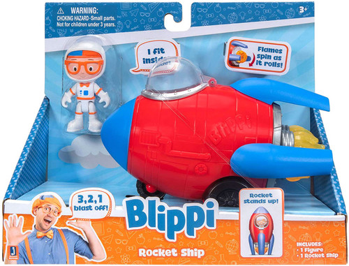 Blippi Rocket Ship Vehicle Jazwares - ToyWiz