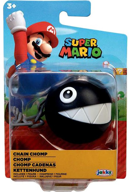 World Of Nintendo Super Mario Wave 28 Chain Chomp 2 5 Mini Figure Jakks
